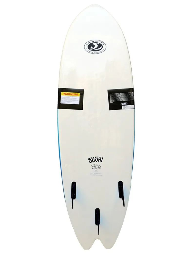 California Board Co / 6ft2 Softboard Fish / Blue