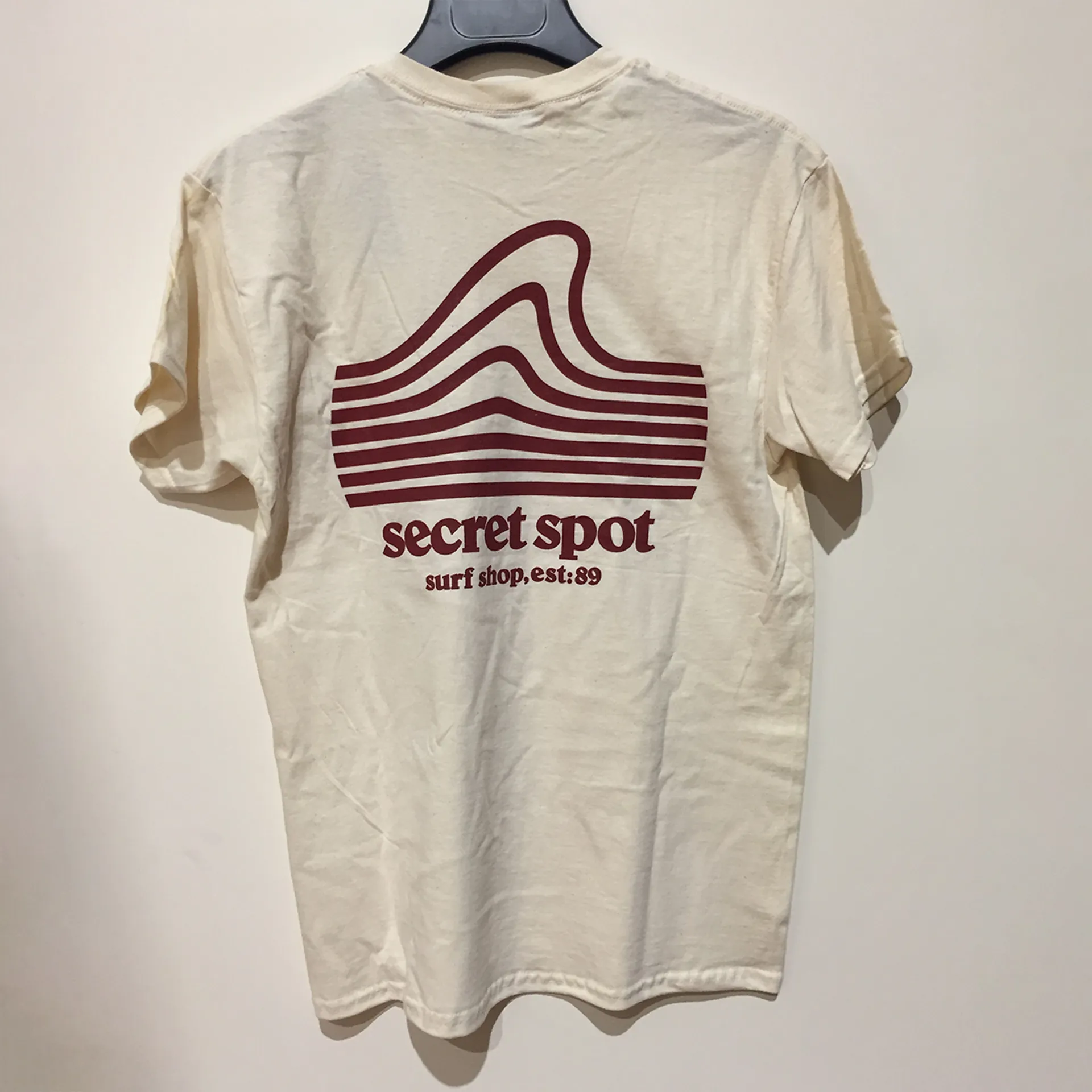Secret Spot Logo T-Shirt in Natural