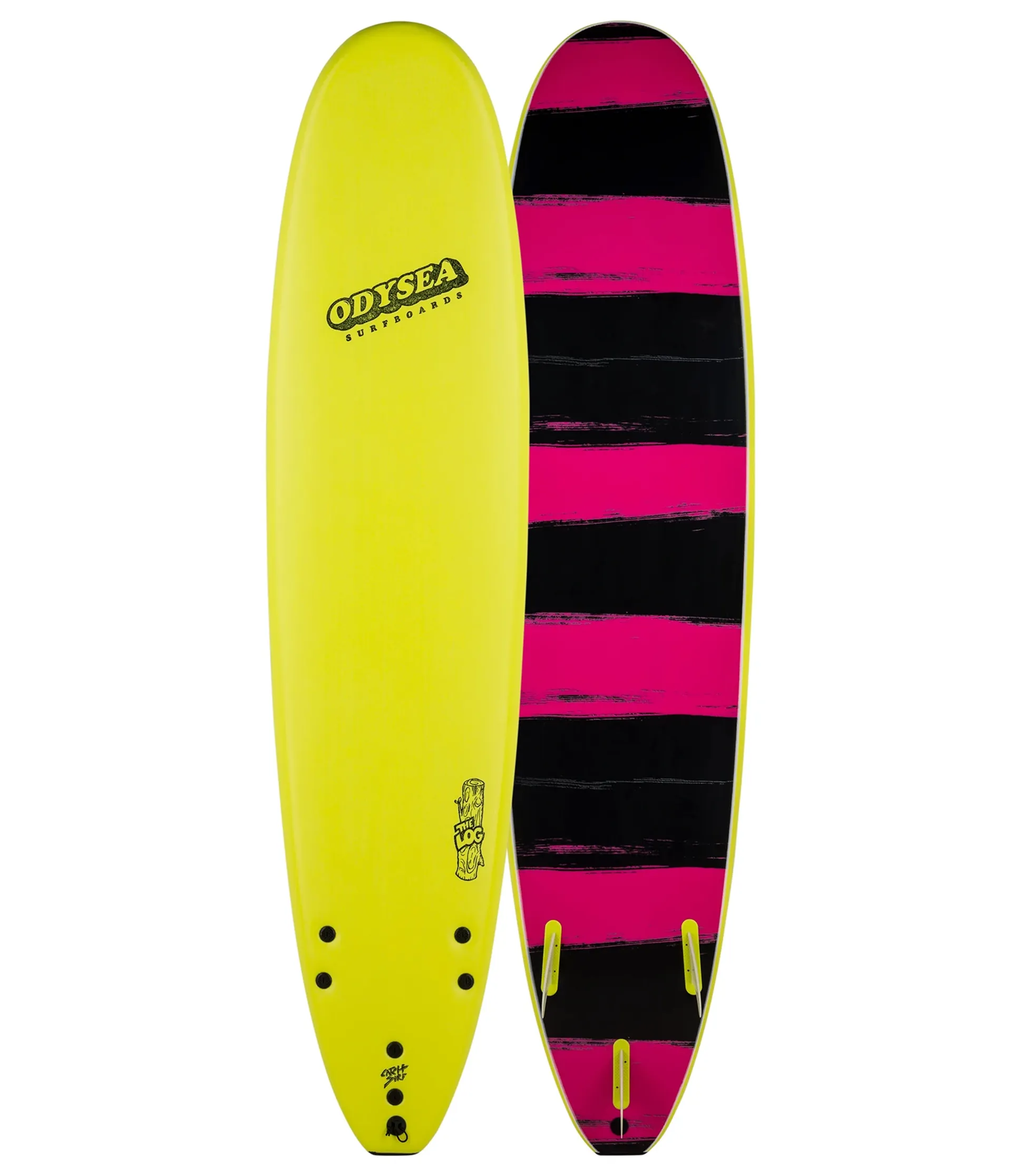 Catch Surf Odysea Log Soft Surfboard in Lemon