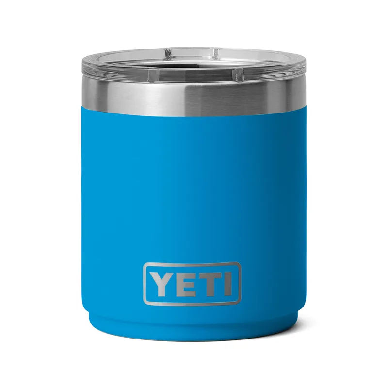 Yeti Rambler 10oz Lowball in Big Wave Blue